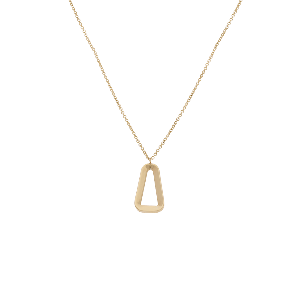 9ct Yellow Gold Open Triangle Pendant – Keanes Jewellers
