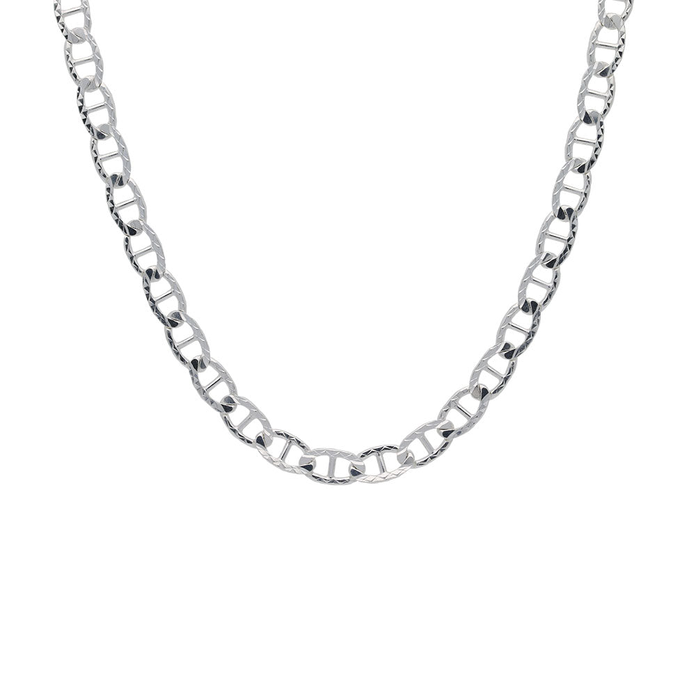 Sterling Silver Diamond Cut Rambo Men's 20" Chain – Keanes Jewellers
