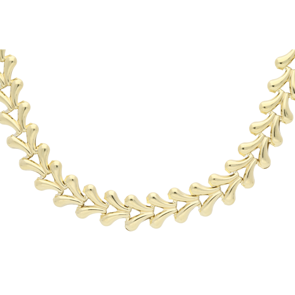 Gold Plated V Link Chain – Keanes Jewellers