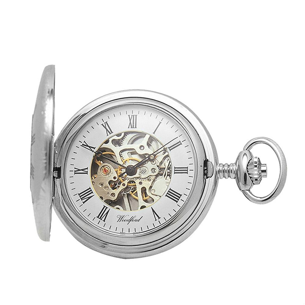 Woodford Chrome Fancy Pocket Watch – Keanes Jewellers
