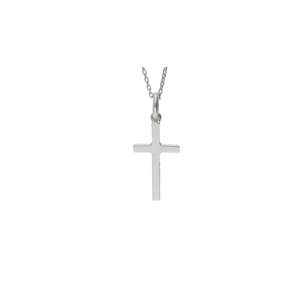 Sterling Silver Small Cross & Chain – Keanes Jewellers